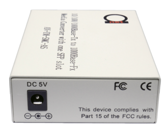 SFP module slot media converter
