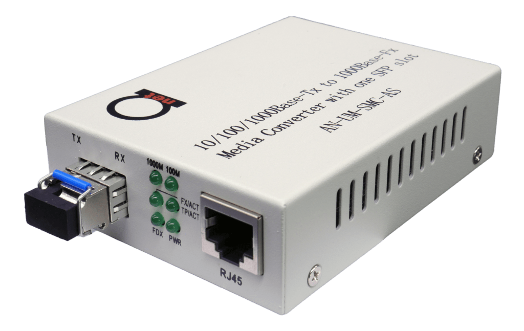 SFP module slot media converter