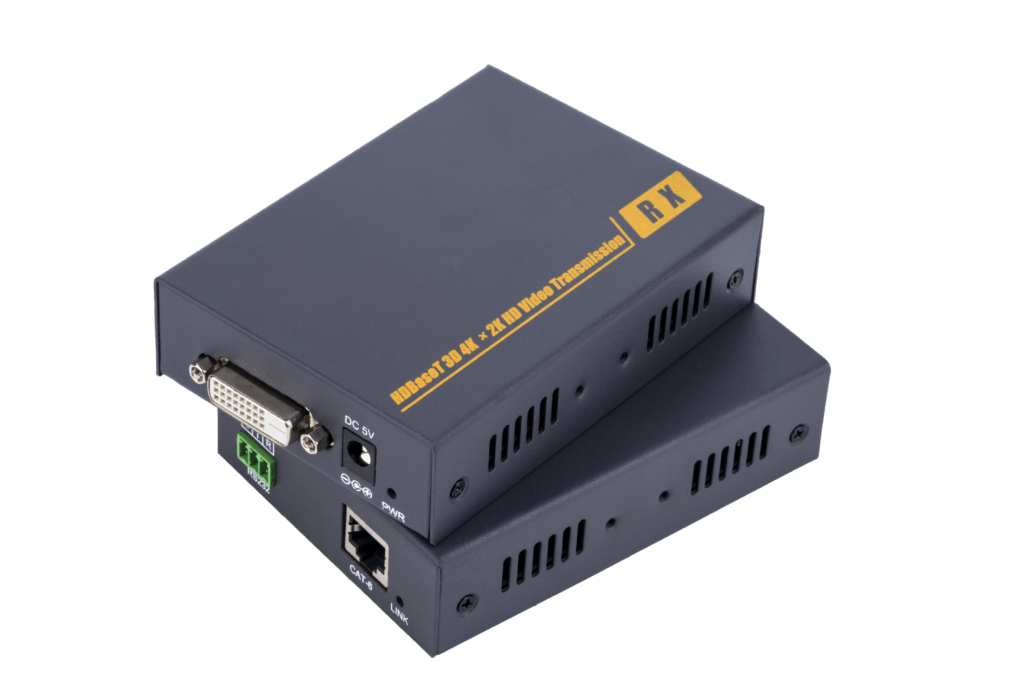 DVI over Cat6 extender with HDBaseT support and RS-232 port | Home