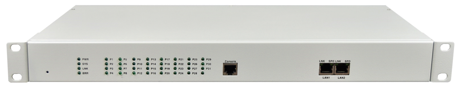 16 voice FXS/FXO POTS over IP converter | Multiplexer - Telephone over ...