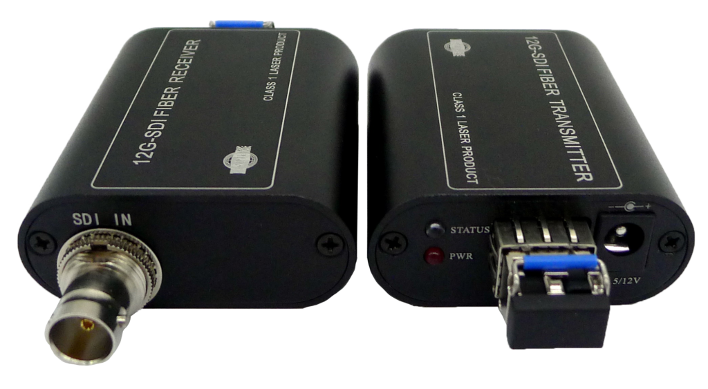 12G SDI Video Over Fiber Converter - Extender with Multirate 12G/6G/3G ...